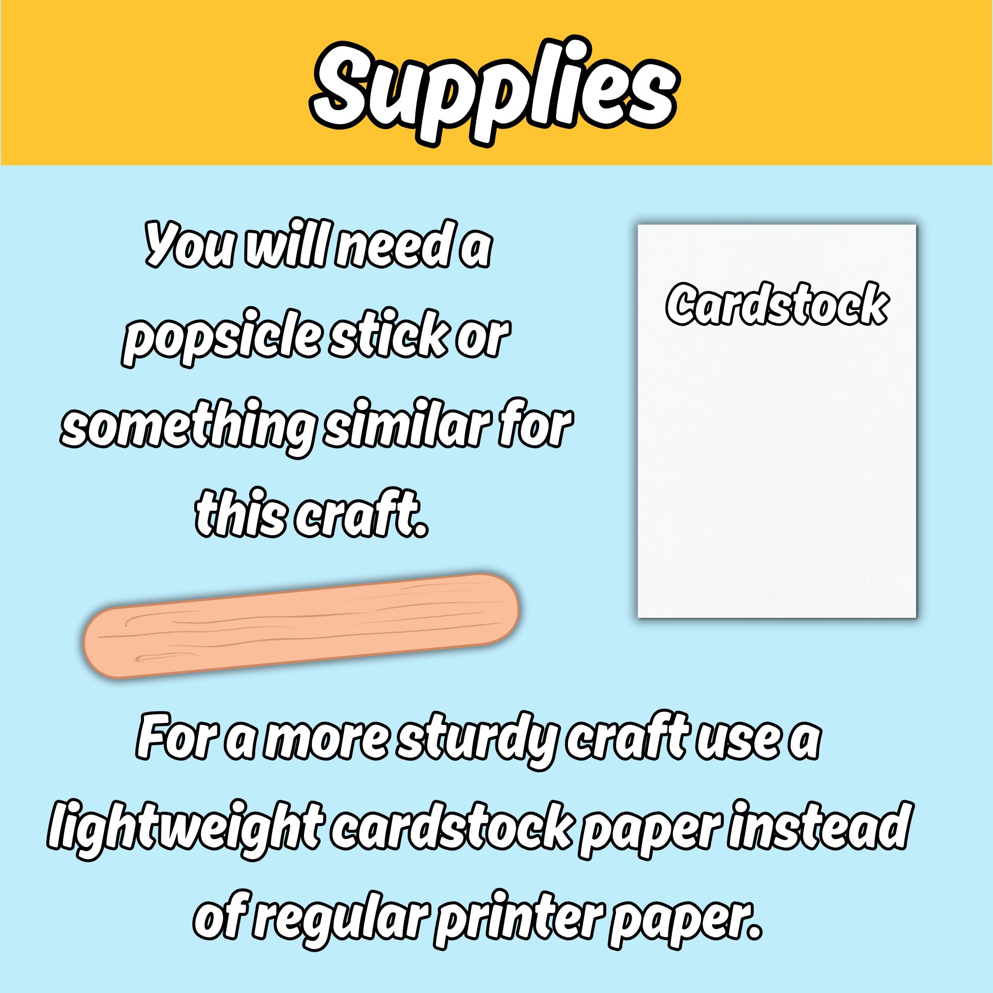 Faith Can Move A Mountain Craft Printable for Kids Sunday School Bible ...