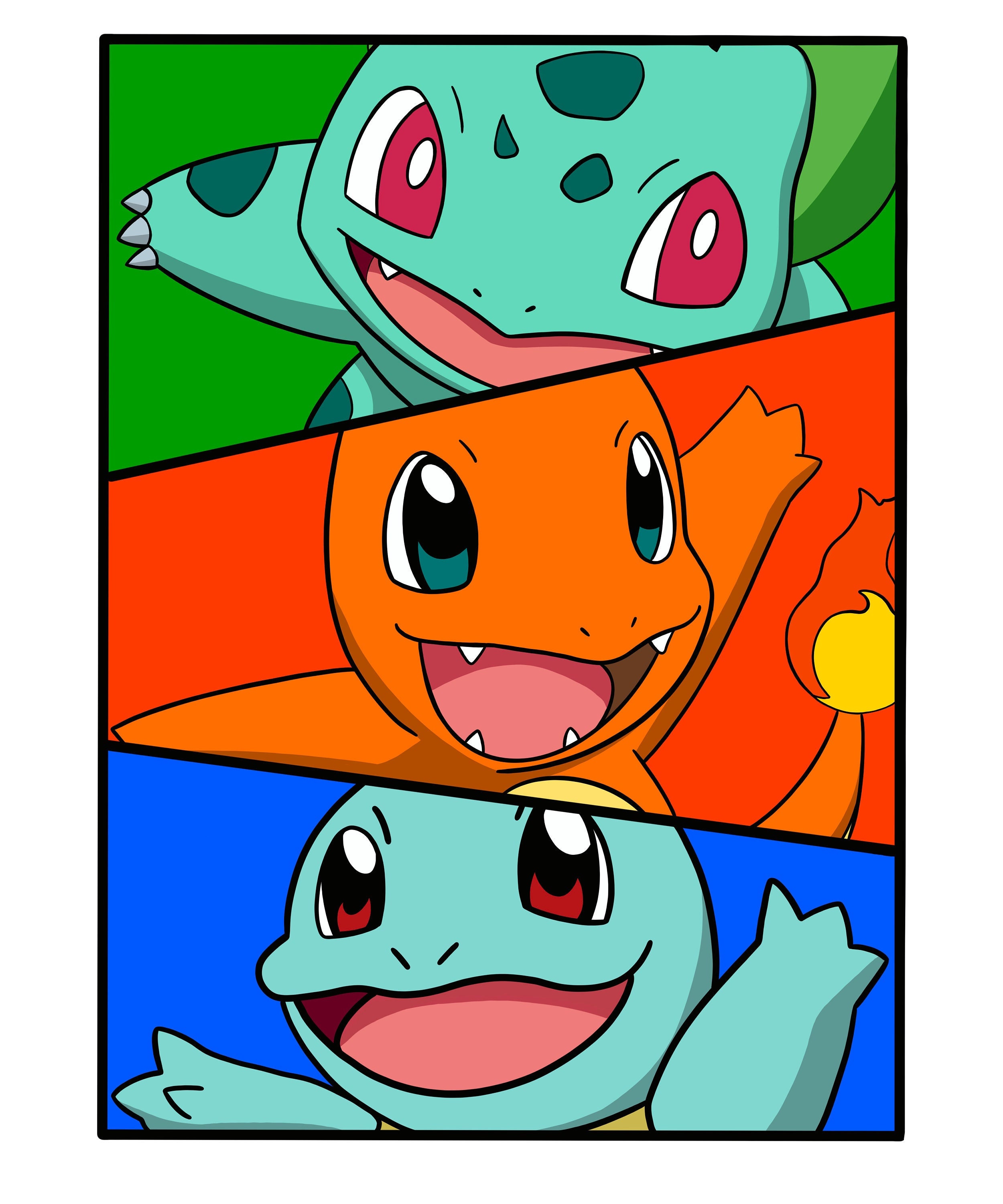 Pokémon Starter Png - Etsy