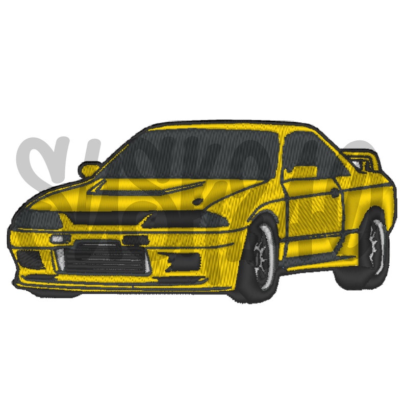 Nissan Skyline GTR R32 Rally Car PES File - Yellow - Etsy