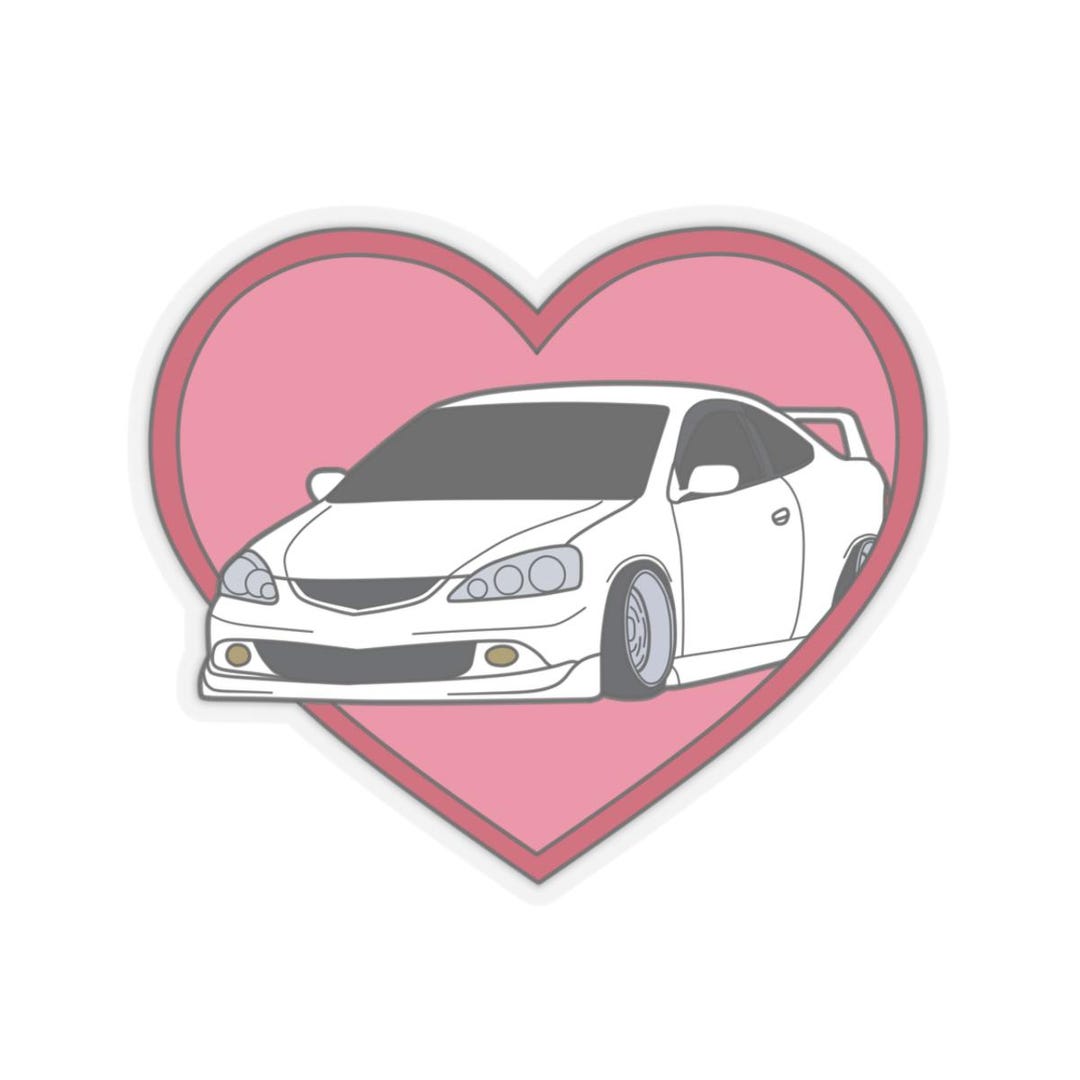 Honda RSX Ver.1 White and Pink Kiss-cut Sticker - Etsy