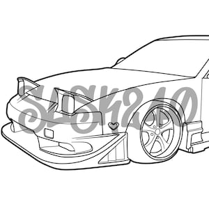 Nissan S13 Svg - Etsy