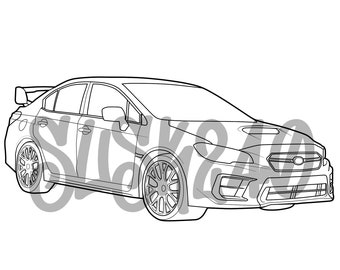Evo Evolution SVG, Car Outline, Car Clipart, Vehicle SVG, Car PNG ...