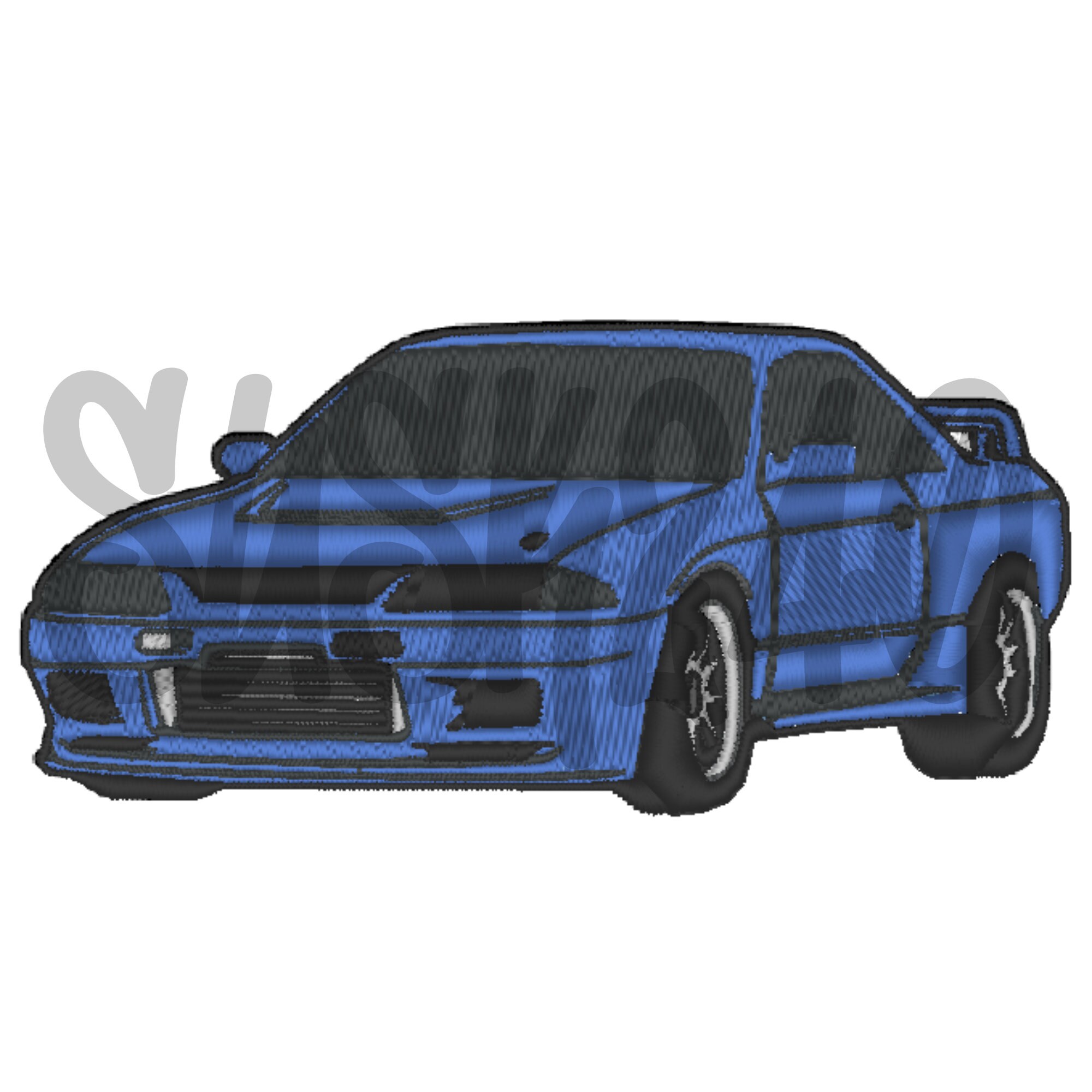 Nissan Skyline GTR R32 Rally Car PES File - Blue - Etsy
