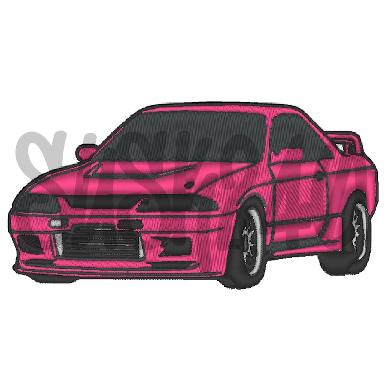 Nissan Skyline GTR R32 Rally Car PES File - Neon Pink - Etsy