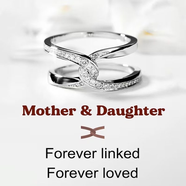 Mother Daughter Ring - Etsy