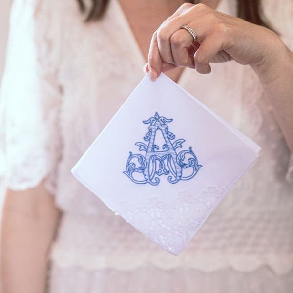 Embroidered Handkerchief - Etsy