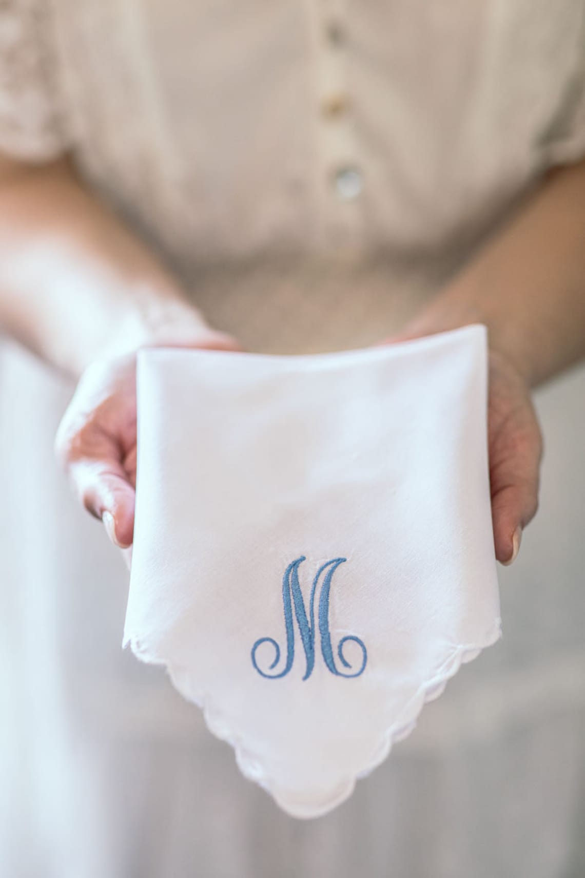 Custom Wedding Handkerchief for Bride | Threads & Honey - Etsy