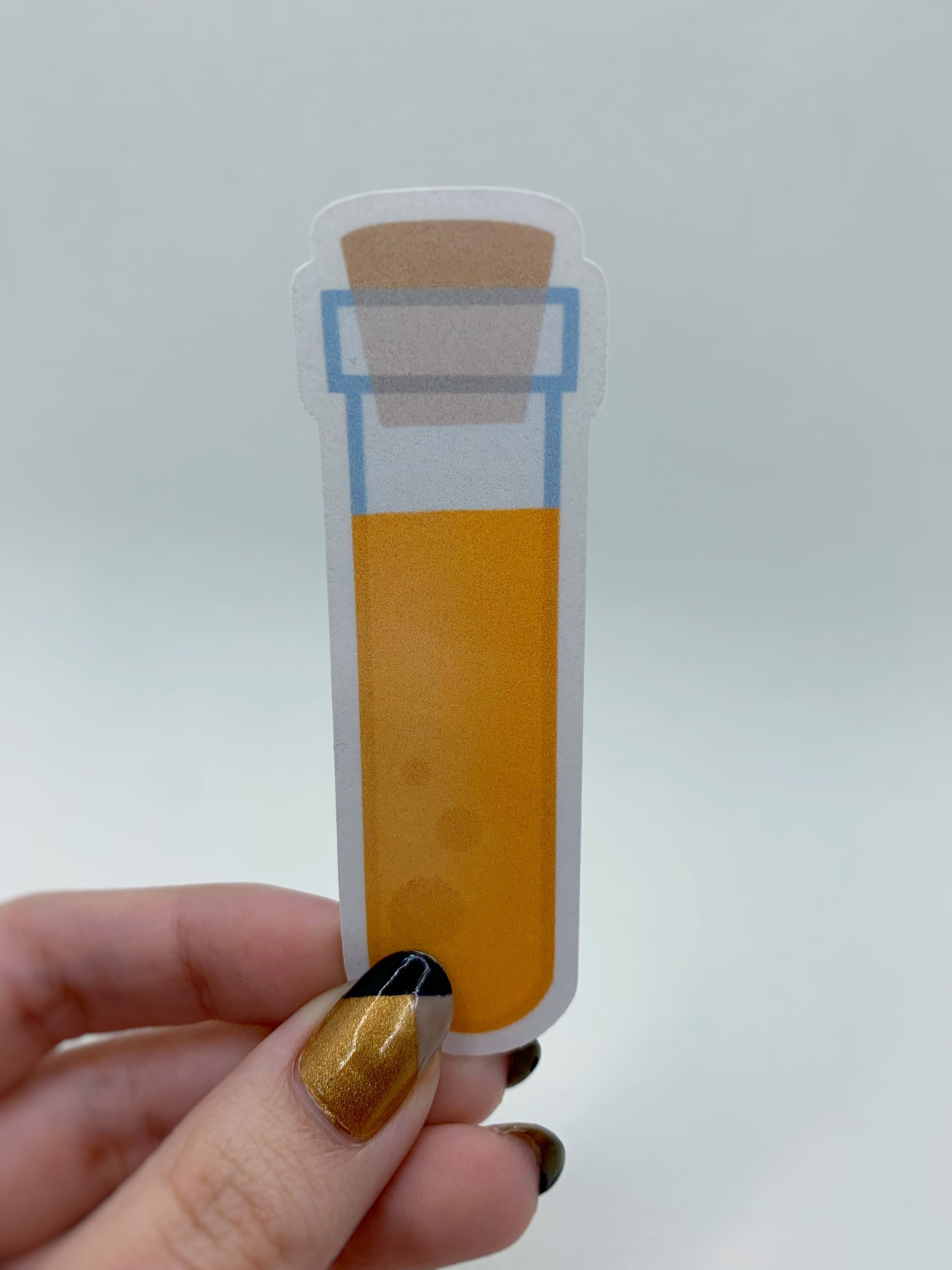 Orange Potion Sticker Dnd Test Tube Health Potion Magic Potion - Etsy