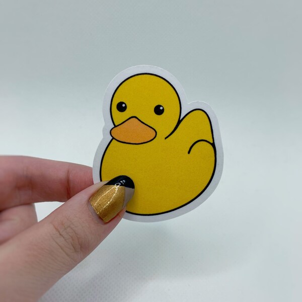 Rubber Duck Sticker - Etsy