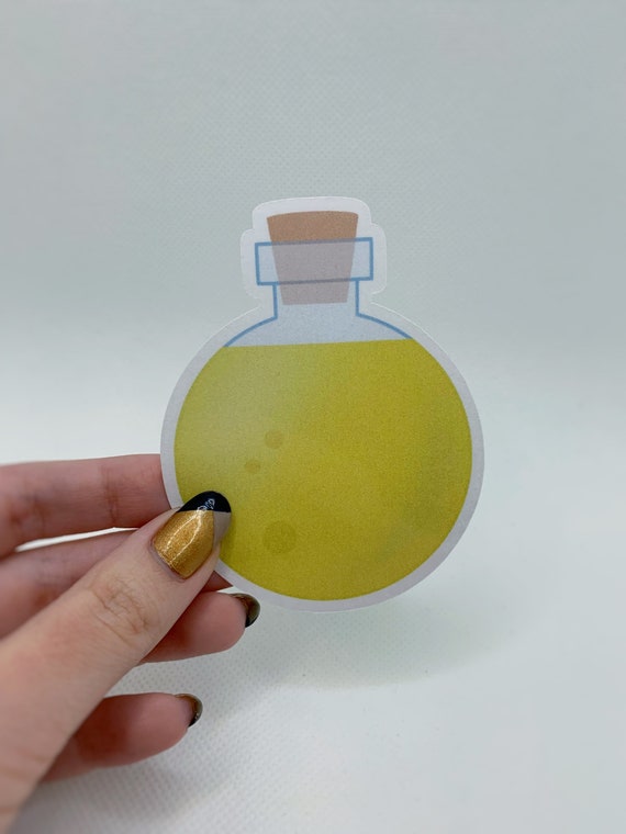 Yellow Potion Bottle