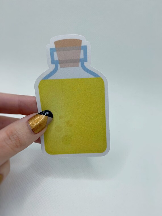 Yellow Potion Bottle