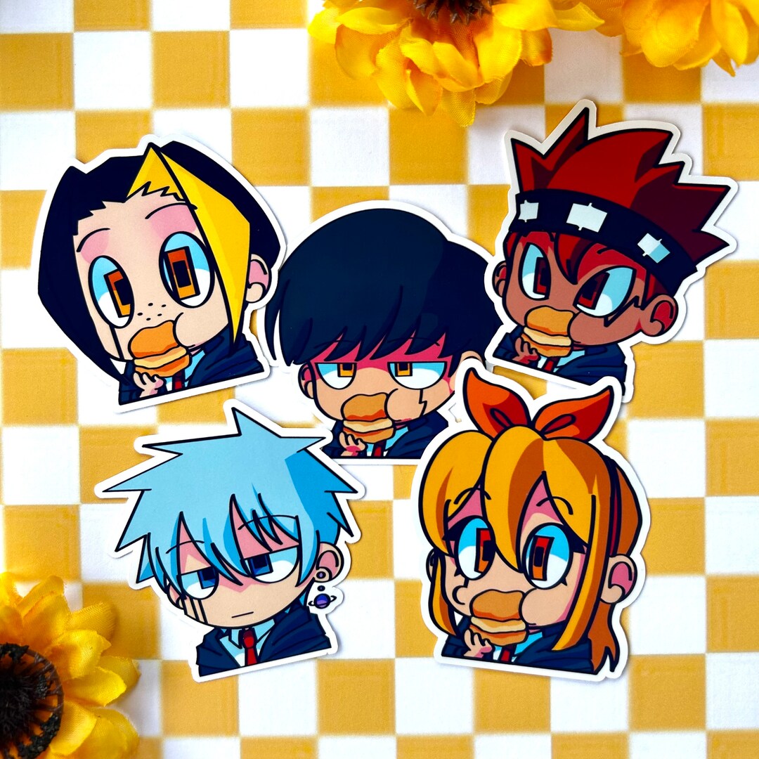 MASHLE | Cream Puff Vinyl Stickers - Etsy