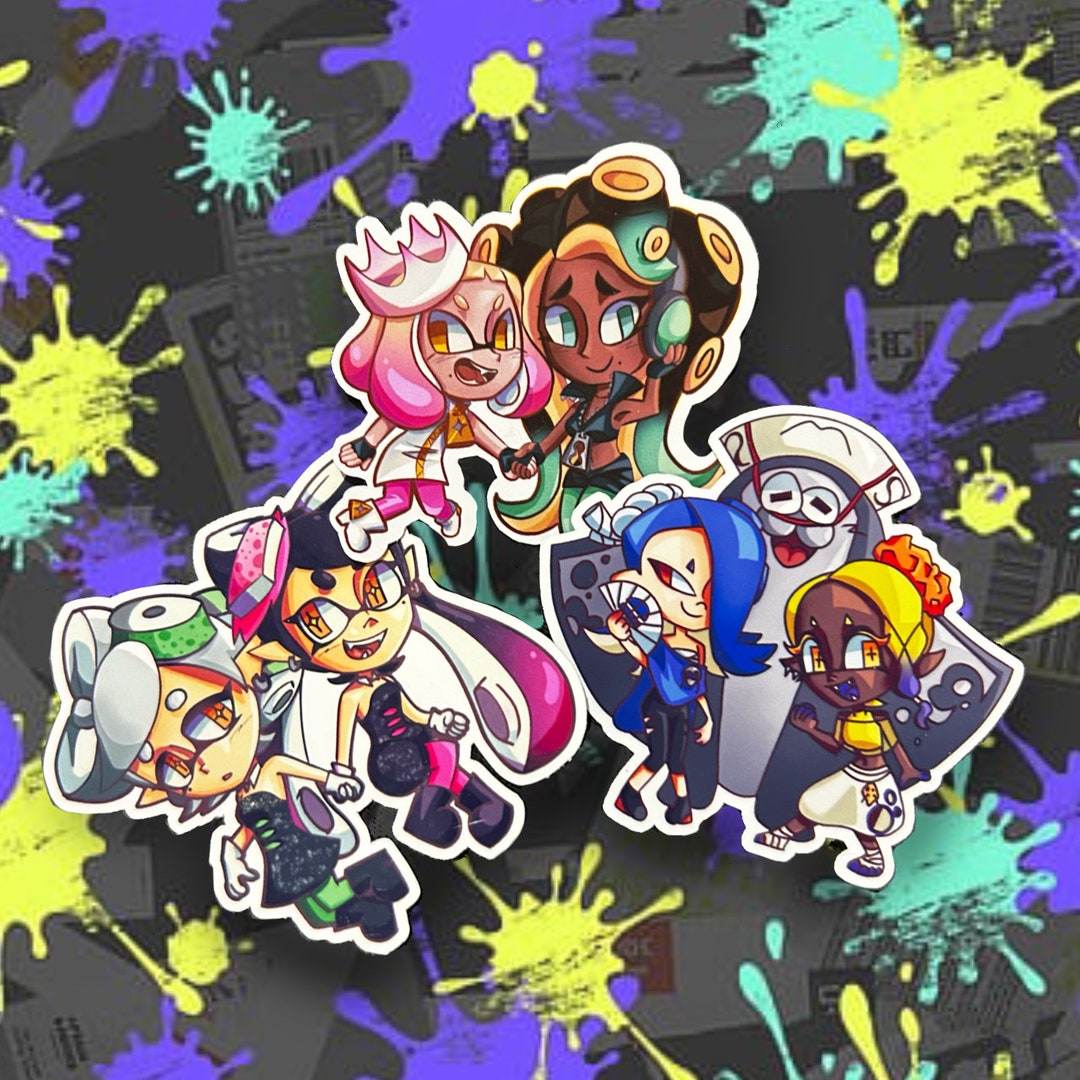 Splatoon Idol Stickers - Etsy
