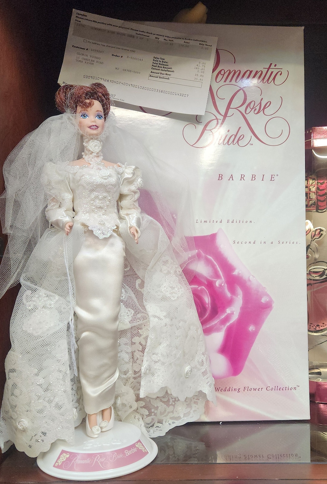 Barbie Romantic Rose Porcelain Doll by Mattel - Etsy