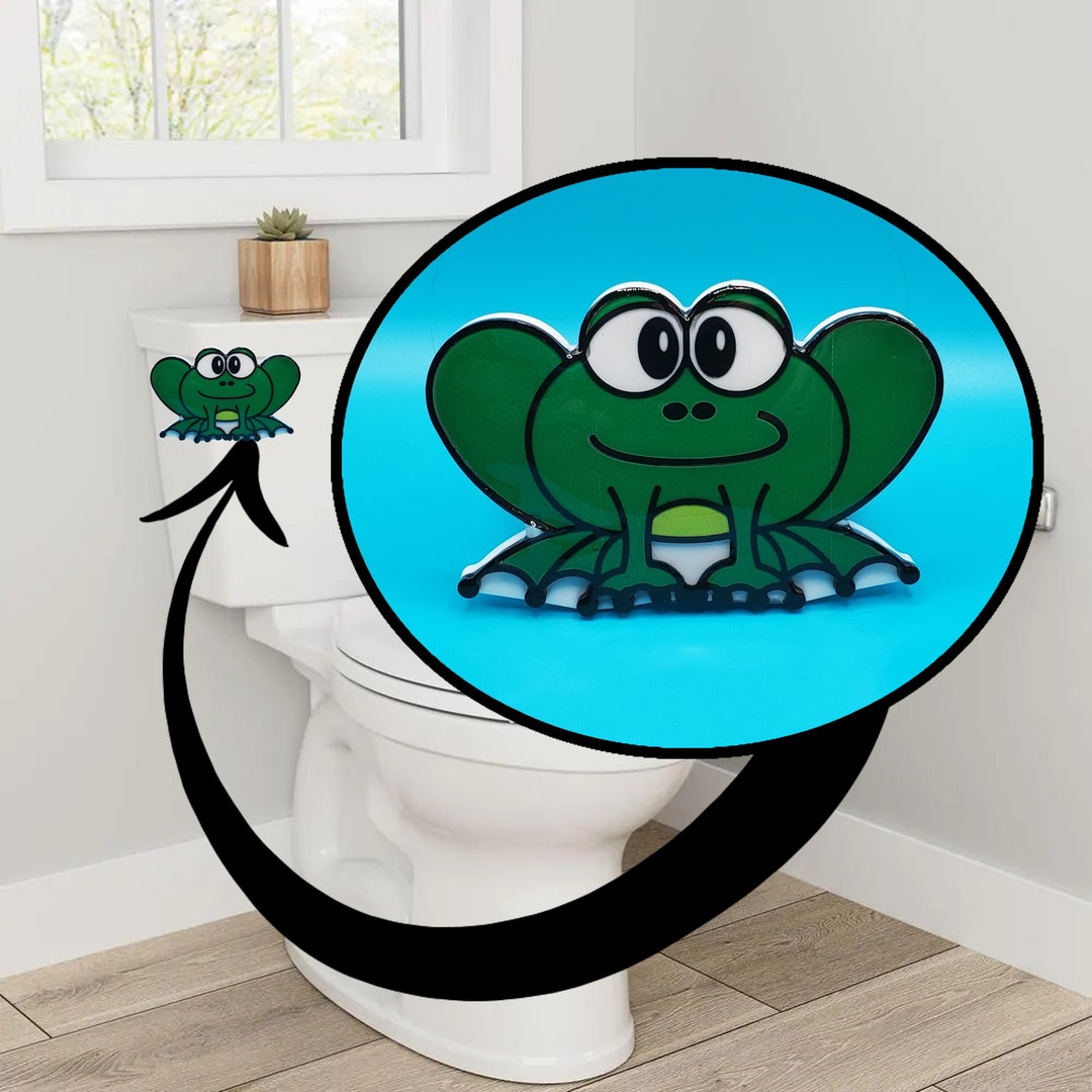 Froggy Flush Buddy Toilet Handle - Etsy