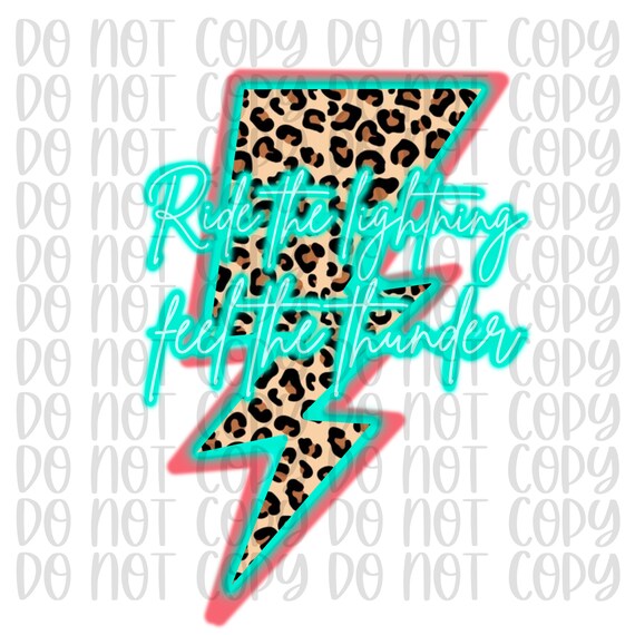 Ride the Lightning Png Lightning Png Music PNG Feel the - Etsy