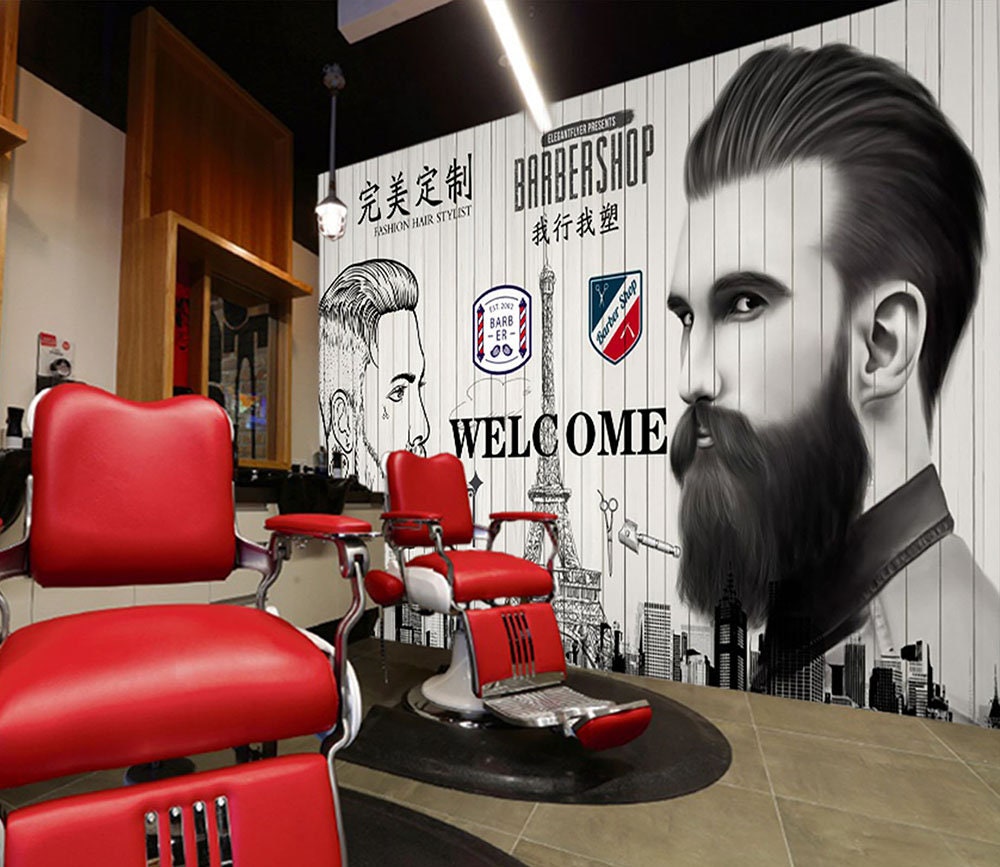3D Paris Fashion Men's Hairstyles FFA3804 Barbershop Removable ...