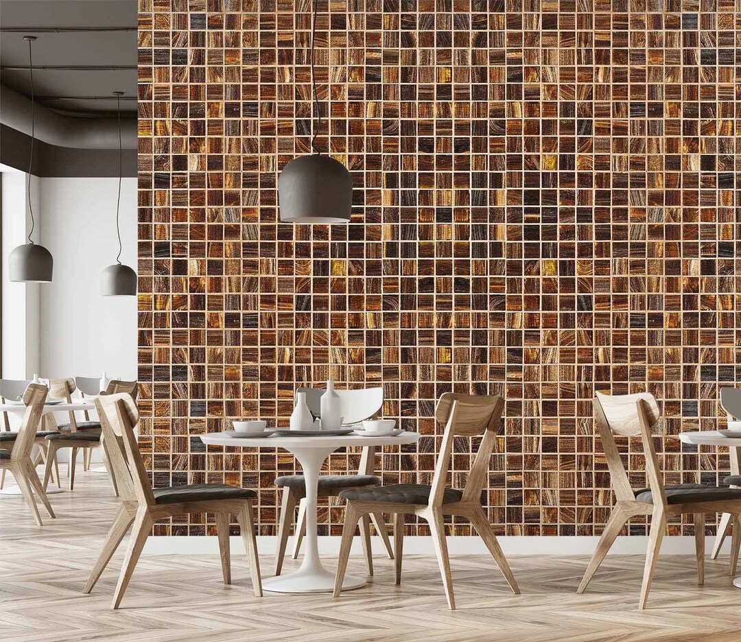 3D Small Square Texture FFA2414 Tiles Removable Wallpaper Self Adhesive ...