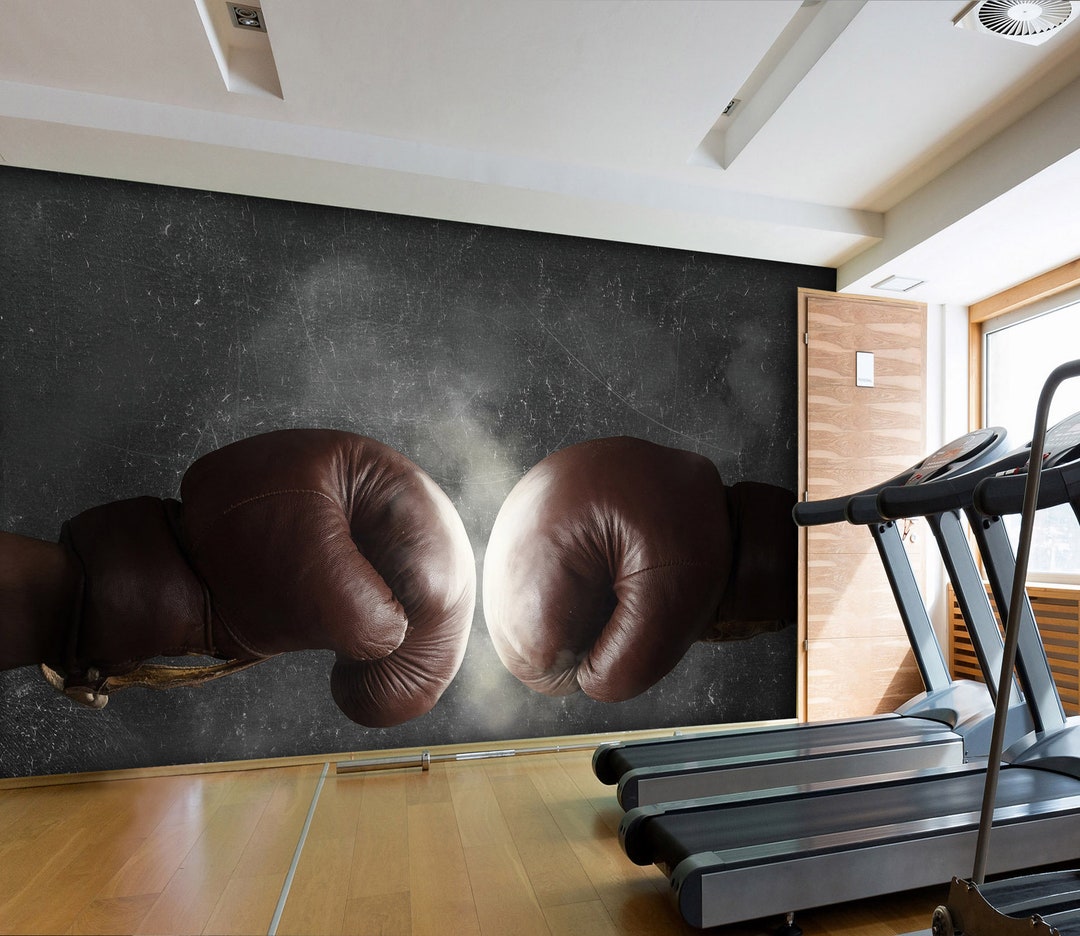 3D Boxing Confrontation FFA7362 Gym Removable Wallpaper Self Adhesive ...
