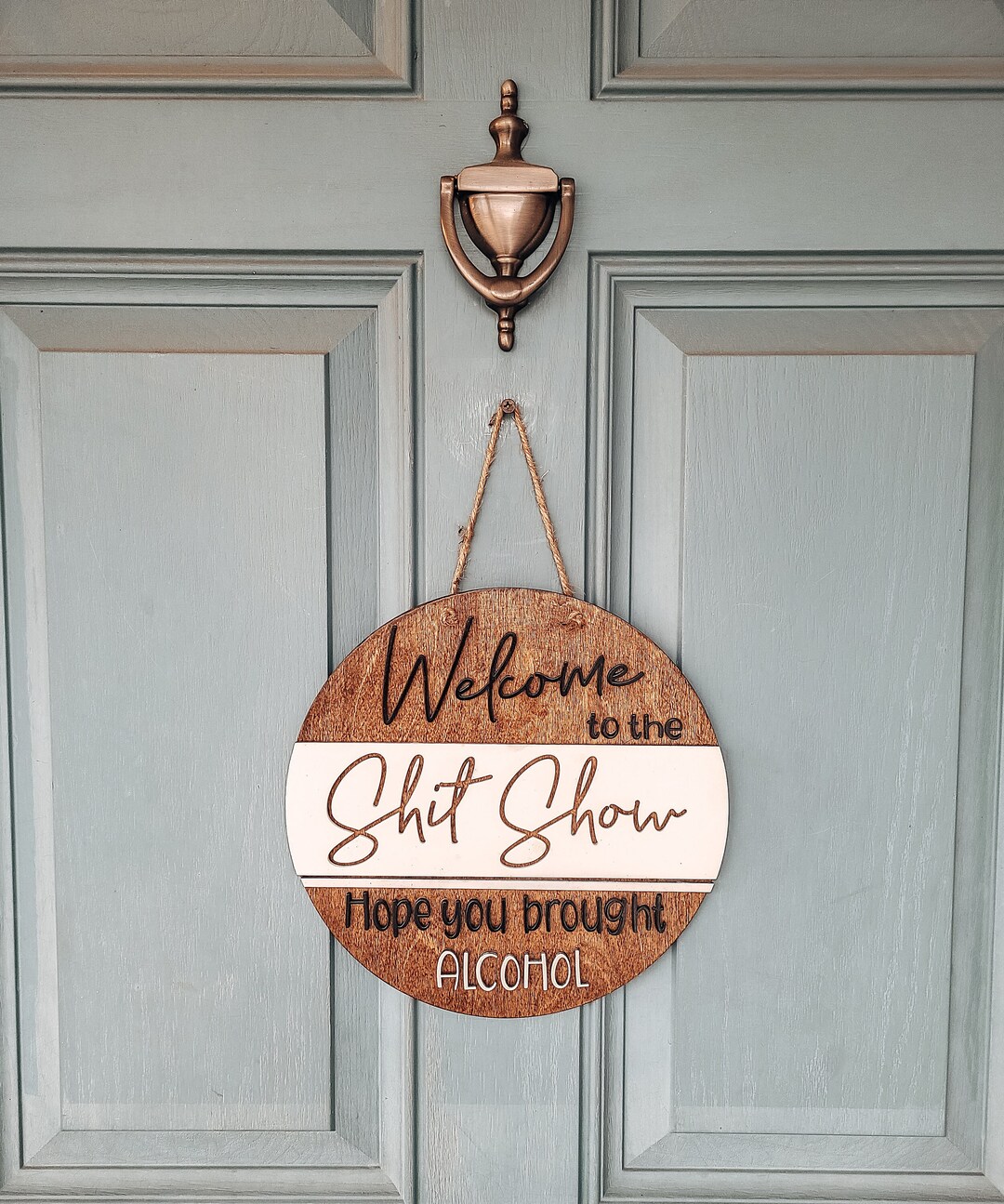 Shit Show Door Sign - Etsy