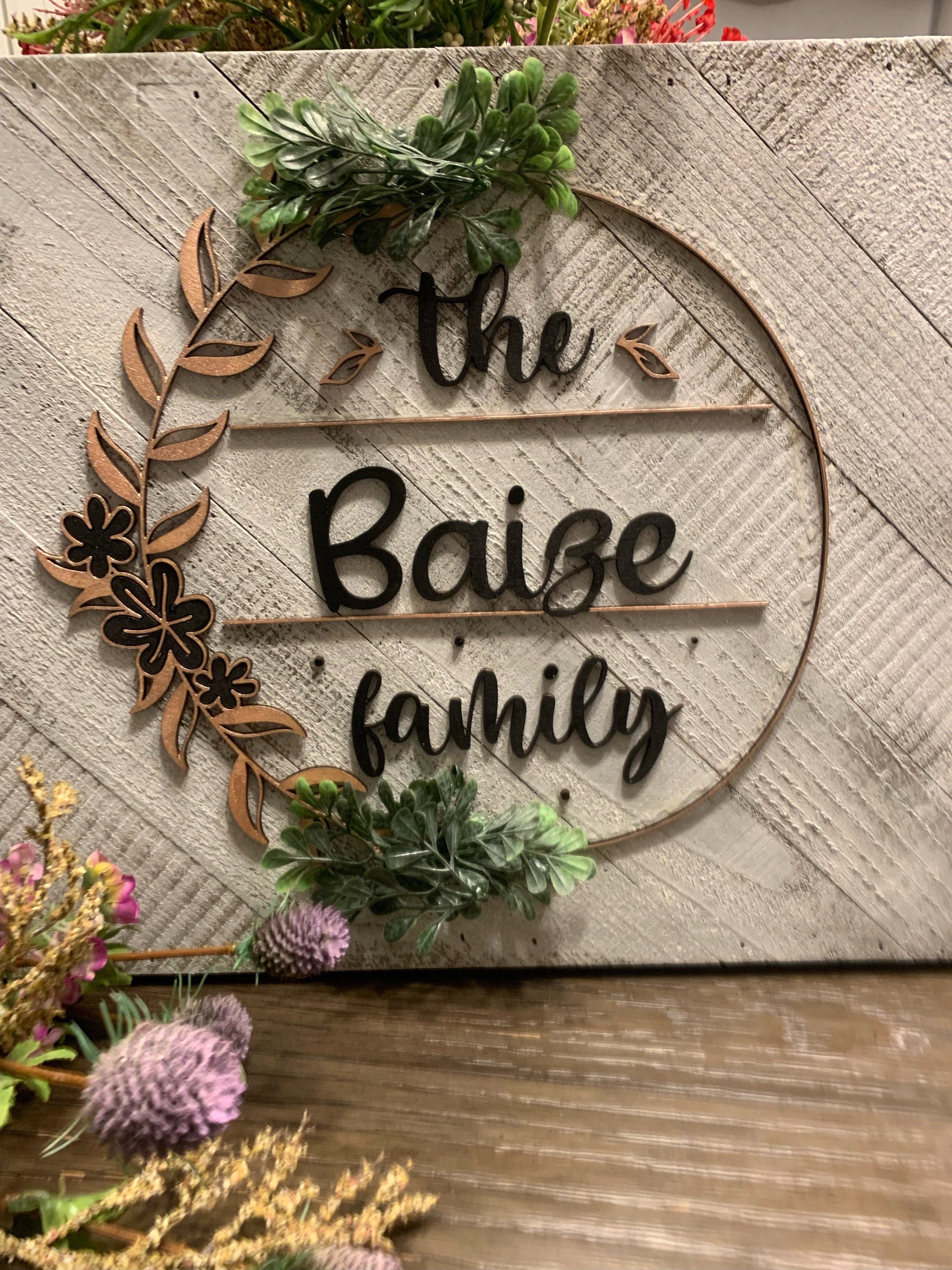 Personalized Wooden Family Sign - Etsy