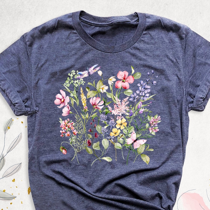 Spring Graphic Tee - Etsy