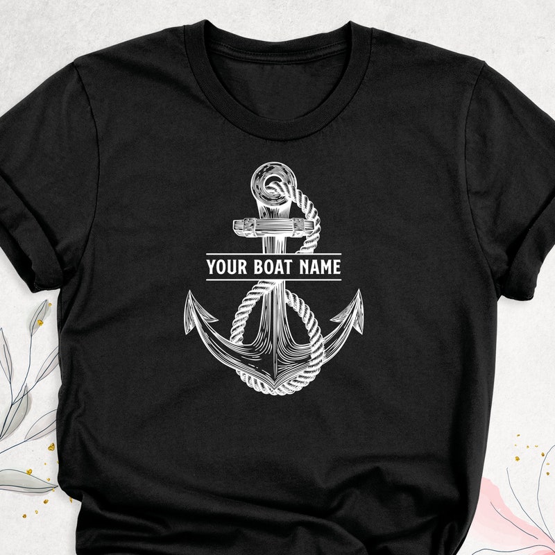 Custom Anchor T Shirt - Etsy