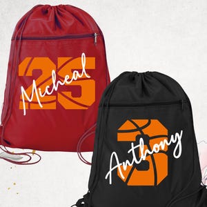 Custom Basketball Player Bag, Sports Bag Backpack, Basketball Lover ...