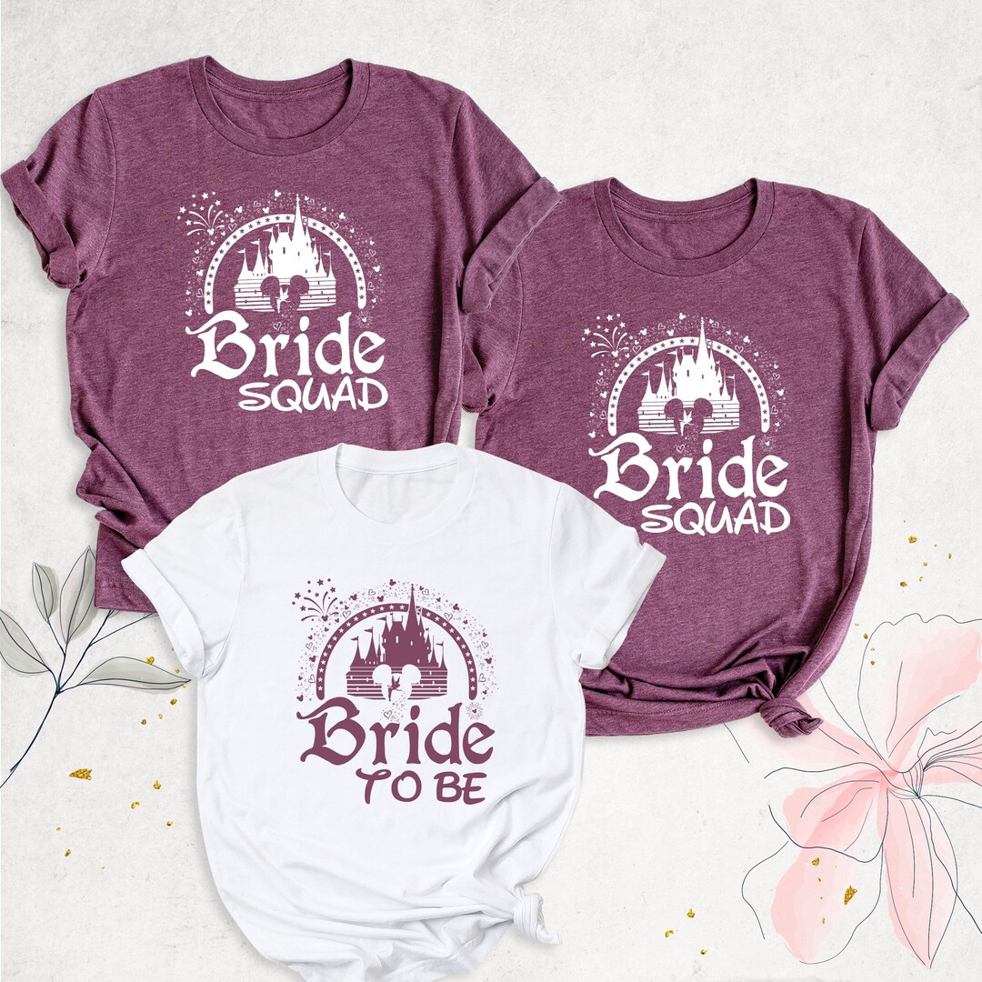 Disney Bride to Be Shirt, Bridal Party Disney Castel Tee, Bachelorette ...