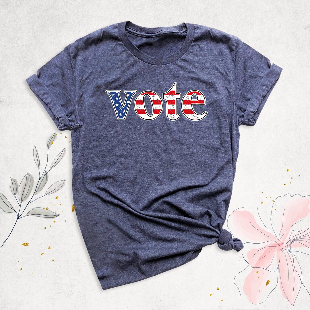 USA Flag Vote Tshirt, 2024 Election Shirt, Voter Tee, Voting Shirt ...