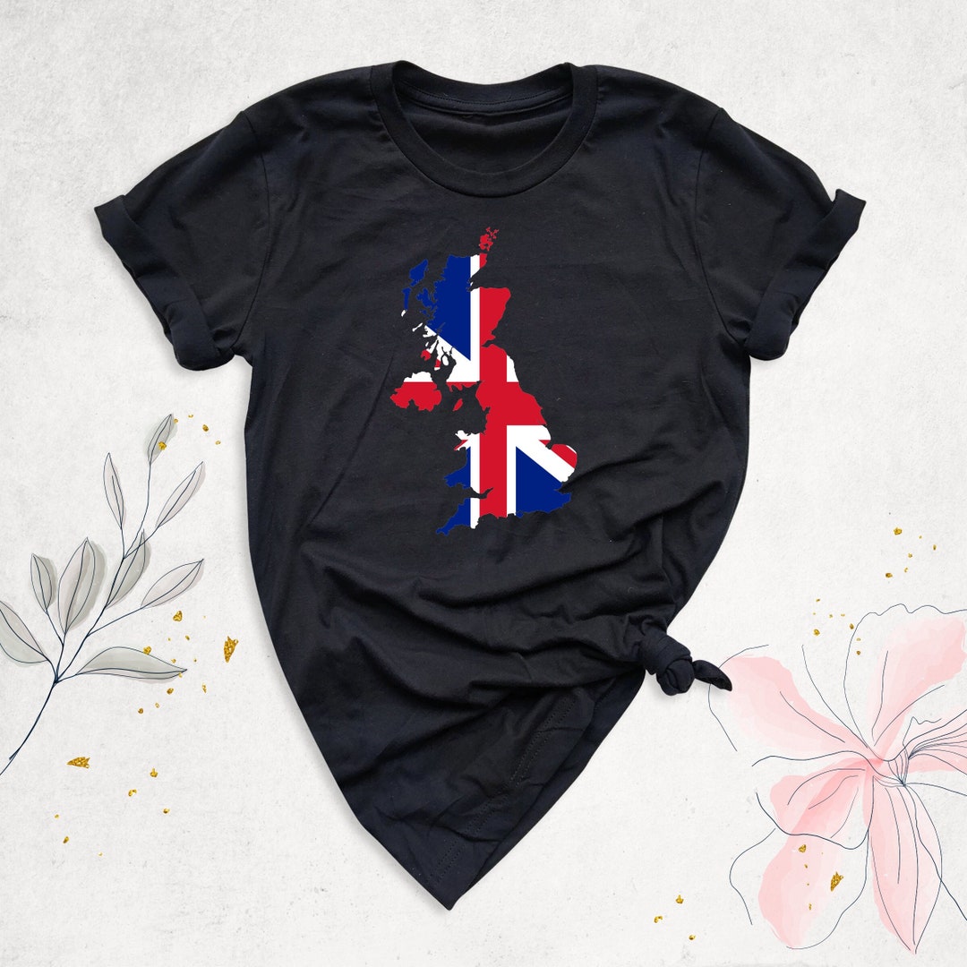 UK Flag Shirt, Queen of England Shirt, Britain Shirts, Queen Elizabeth ...