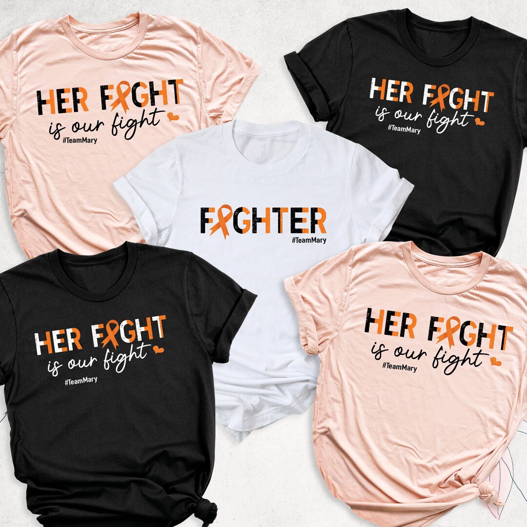 Multiple Sclerosis Awareness Team Shirt, Orange Ribbon Support Squad ...