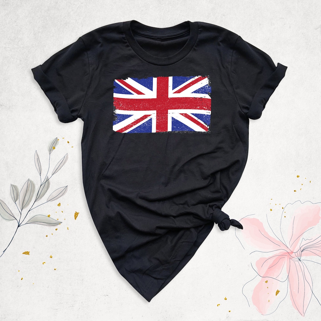 United Kingdom Flag Shirt, Queen Elizabeth Shirt, Britain Shirt, Queen ...