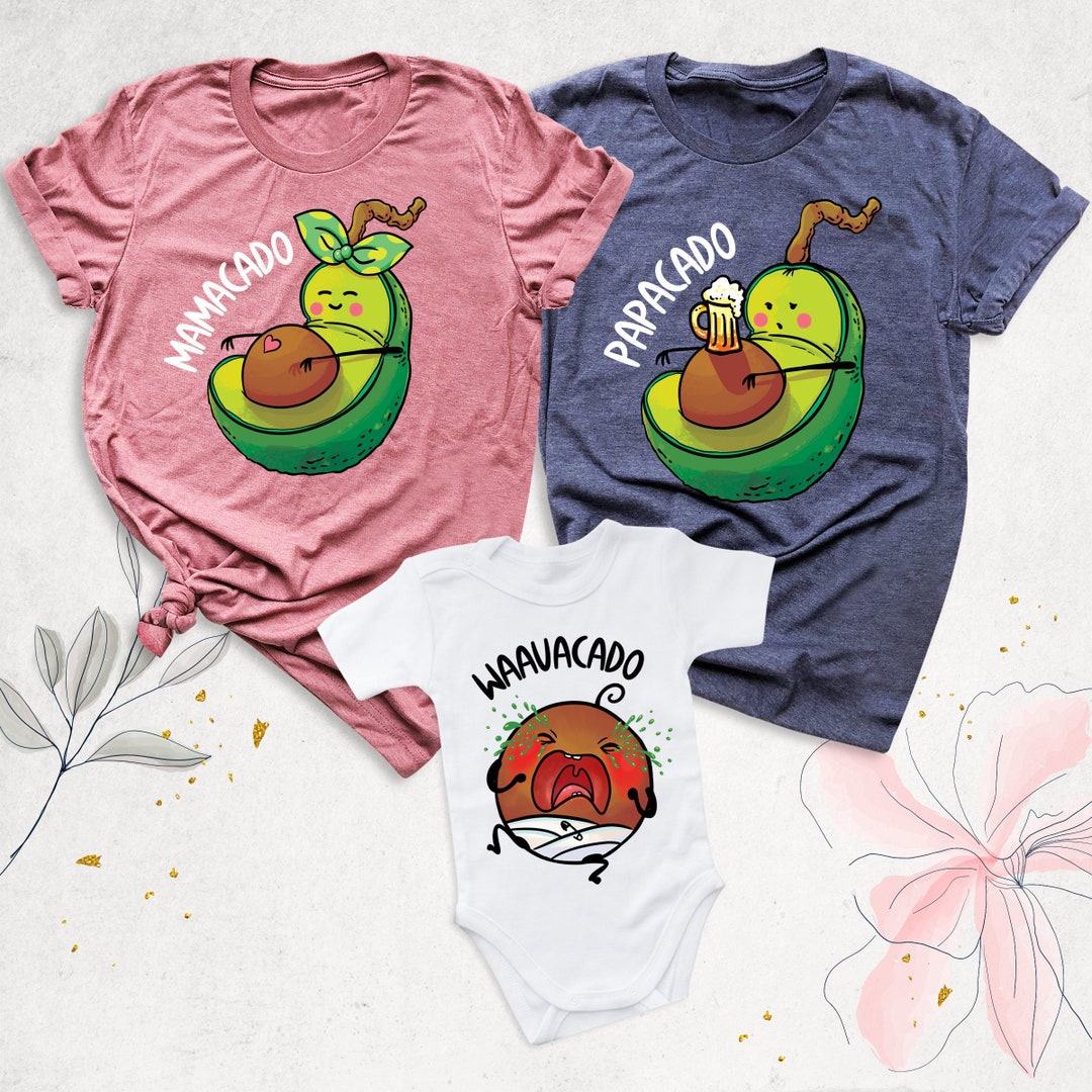 Mamacado Papacado Shirt, Baby Announcement Shirt, Avocado Matching ...