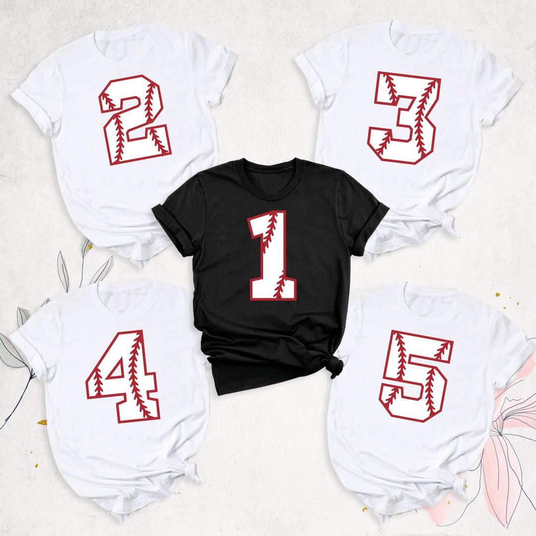 Baseball Numbers Shirt, Baseball Birthday Shirt, Baseball Mom Shirt ...
