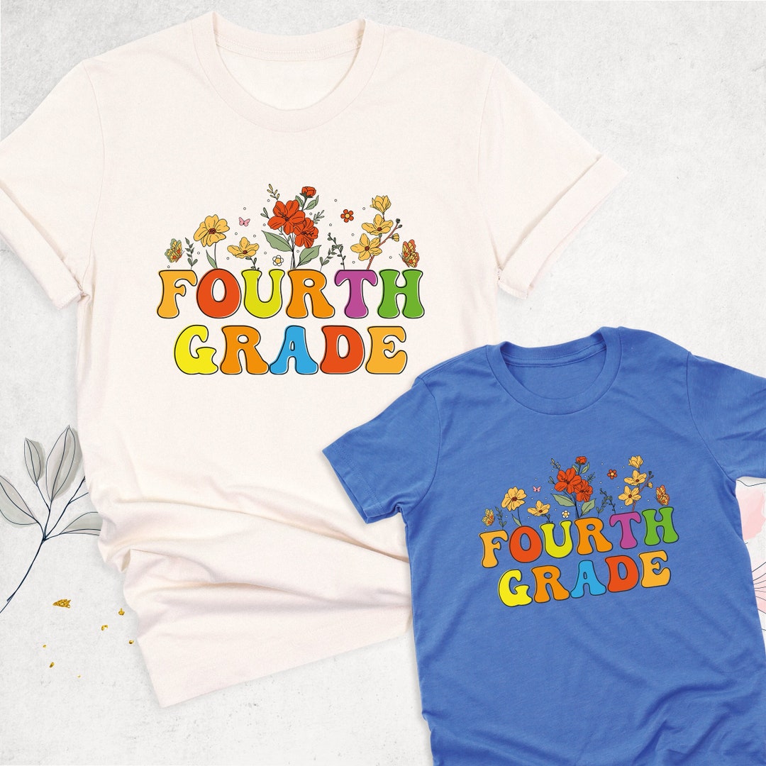 Fourth Grade Teacher Shirt, 4th Grade Team Shirts, Back to School Shirt ...