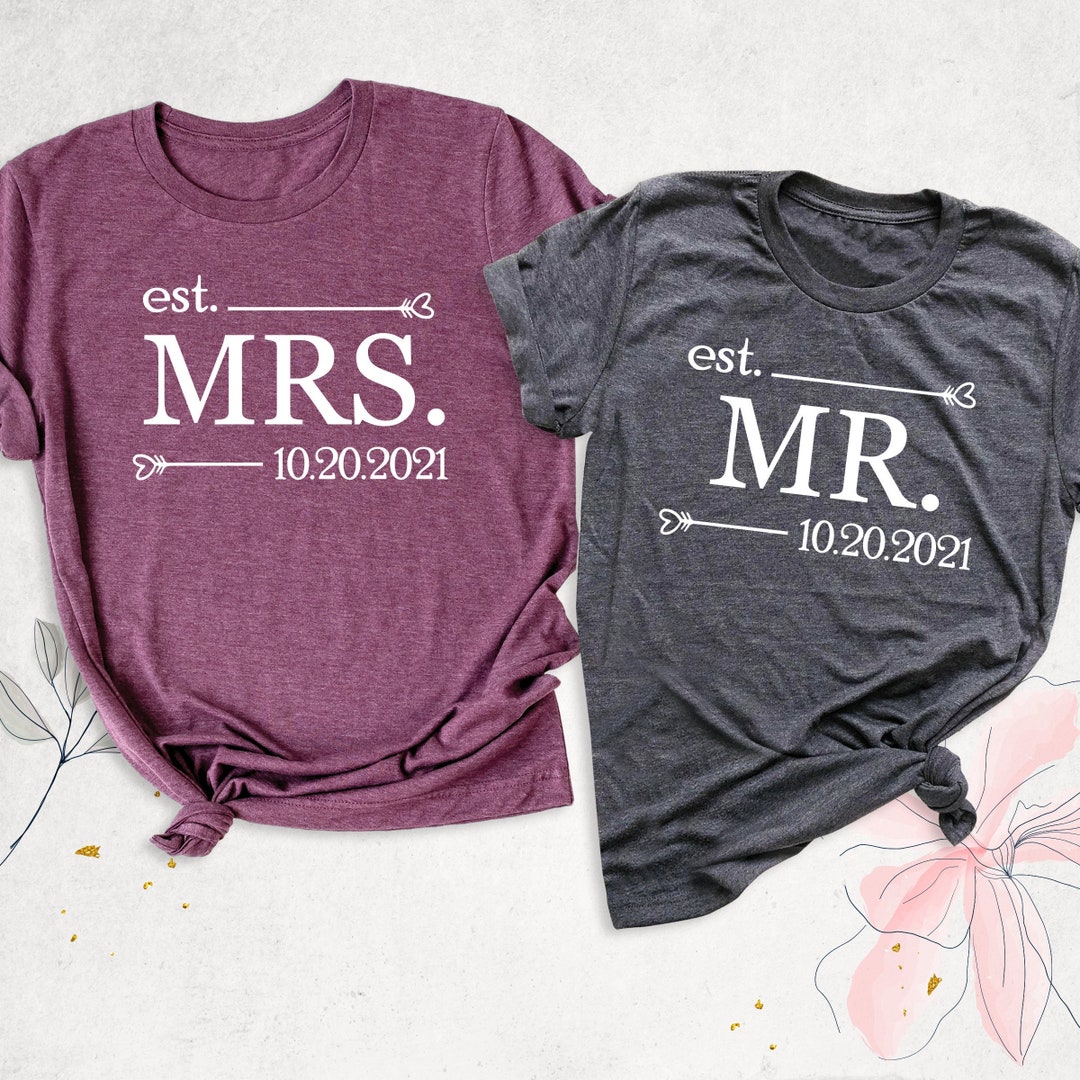 Custom Anniversary Shirt, Married Since Shirt, Wedding Date Shirt, Mr ...