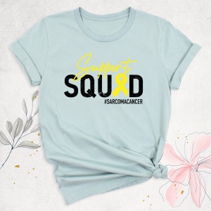 Sarcoma Cancer Support Shirt, Sarcoma Bone Awareness Team Tshirt ...