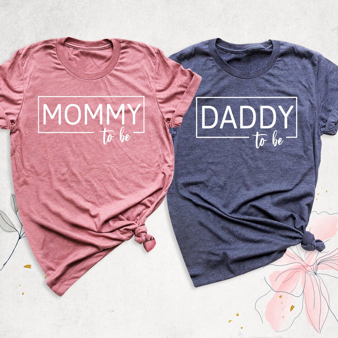 Mommy Daddy to Be Shirt, Pregnancy Announcement Shirts, Custom Baby ...