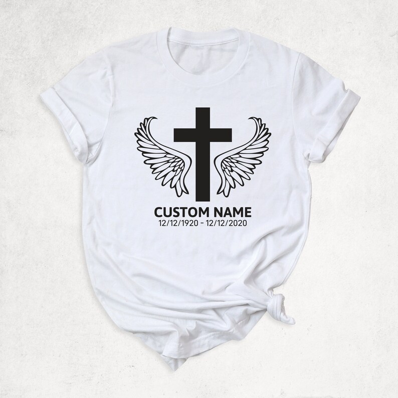 Custom Funeral Shirt in Loving Memory Shirt Rest in Peace - Etsy