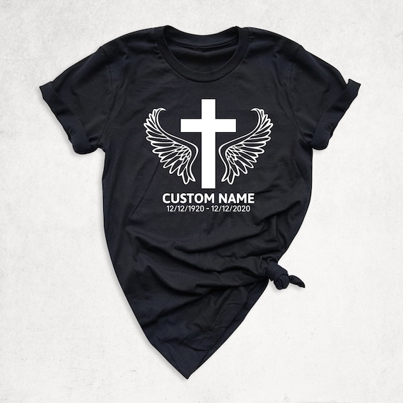 Custom Funeral Shirt in Loving Memory Shirt Rest in Peace - Etsy
