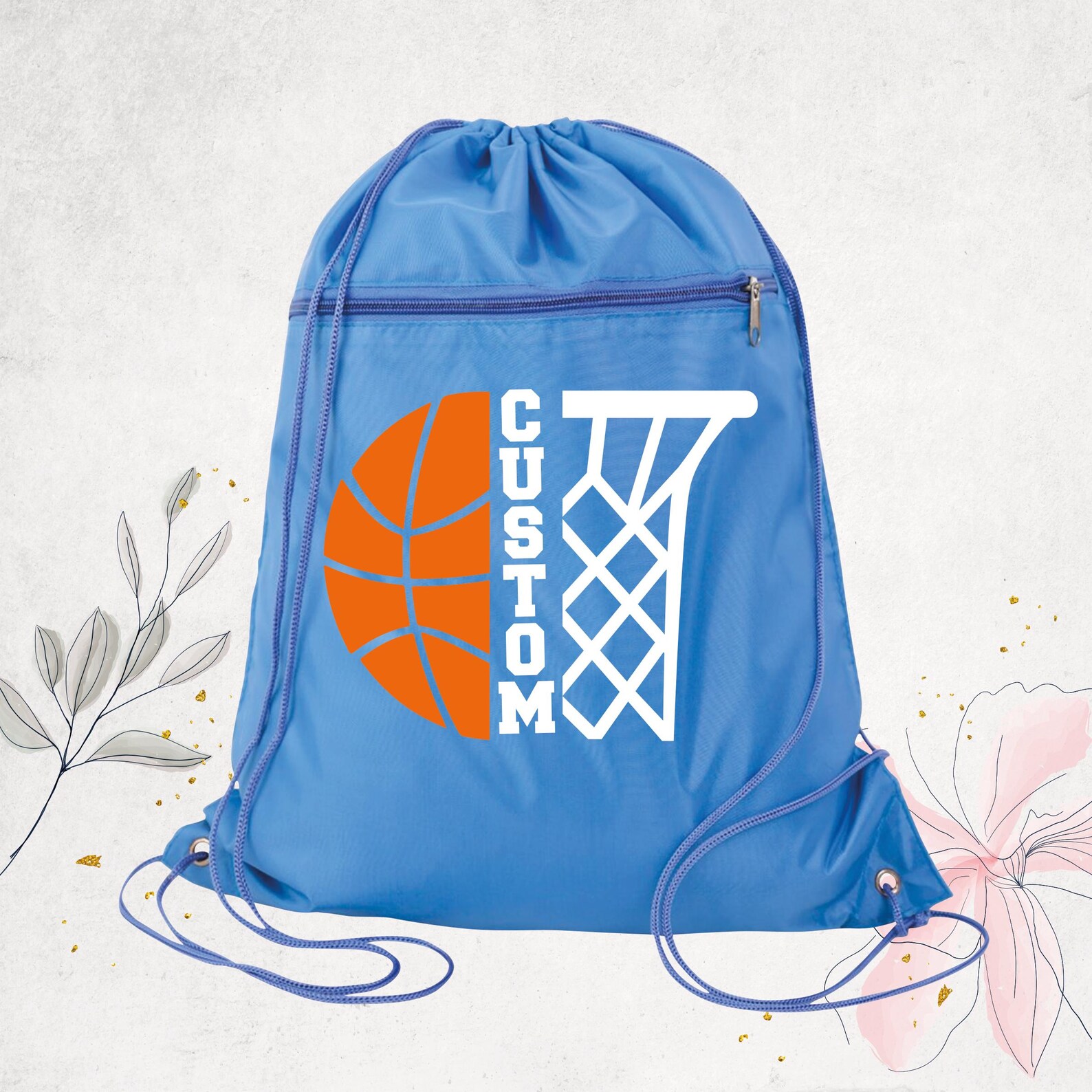 Custom Basketball Player Bag, Sports Bag, Backpack Basketball Theme ...
