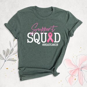 Support Squad Breast Cancer Shirt, Team Cancer Shirt, Cancer Awareness ...