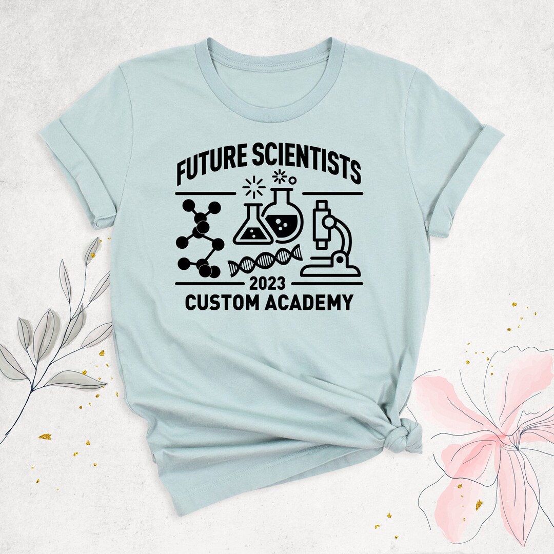 Future Scientist Shirt, Custom Science Academy Shirt, Science Kids ...