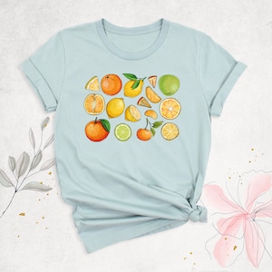 Citrus Fruit Shirt, Oranges Shirt, Fruit Lover Shirt, Lemon Shirt ...