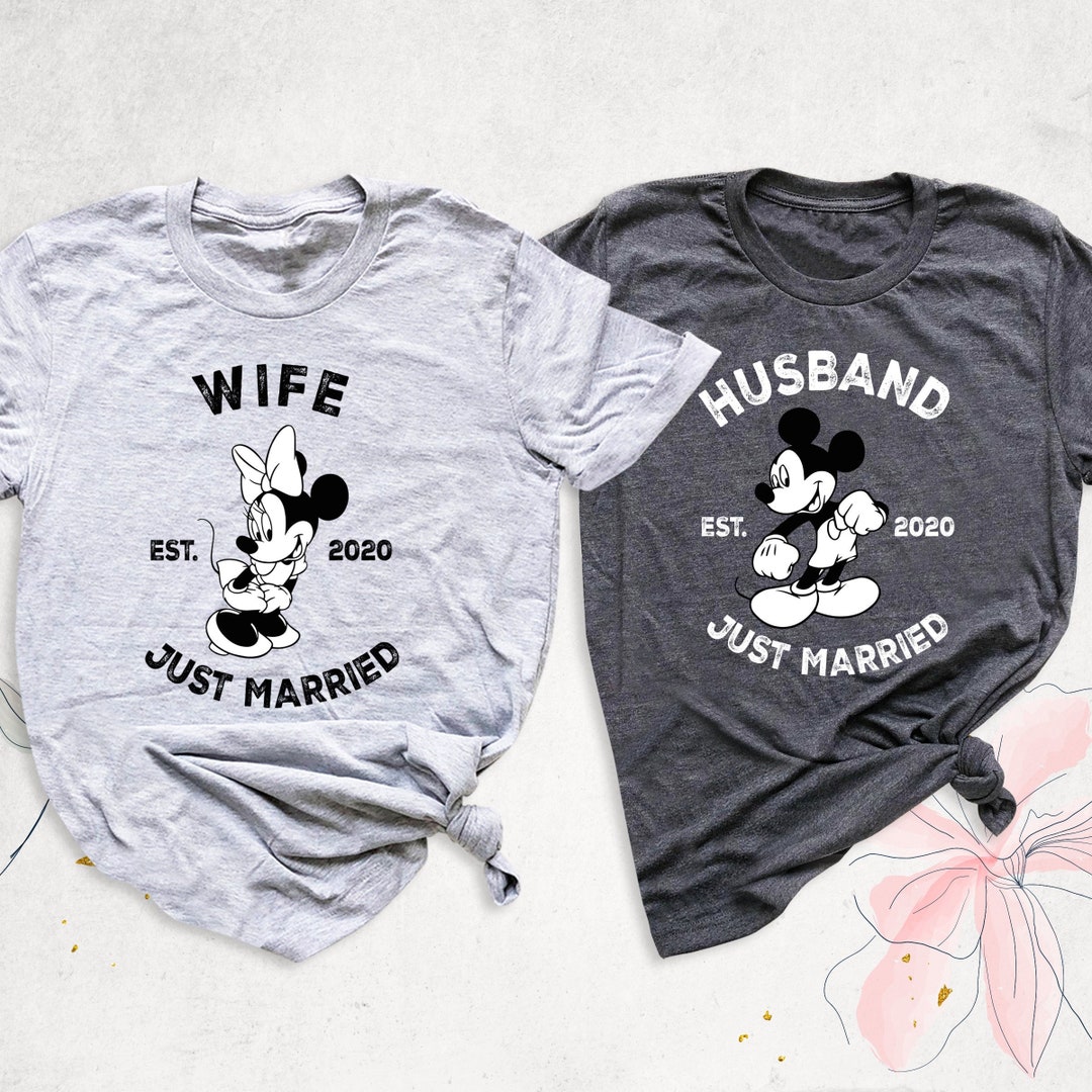 Disney Couple Trip Shirt Wife Husband Matching Tshirt Mickey Minnie ...