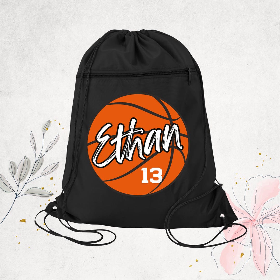 Custom Basketball Player Bag, Name and Number Basketball Bag, Sports ...