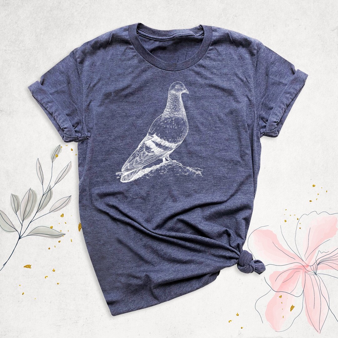 Pigeon Shirt, Cool Bird Shirt, Birding Shirt, Pigeon Racing Shirt, Bird ...