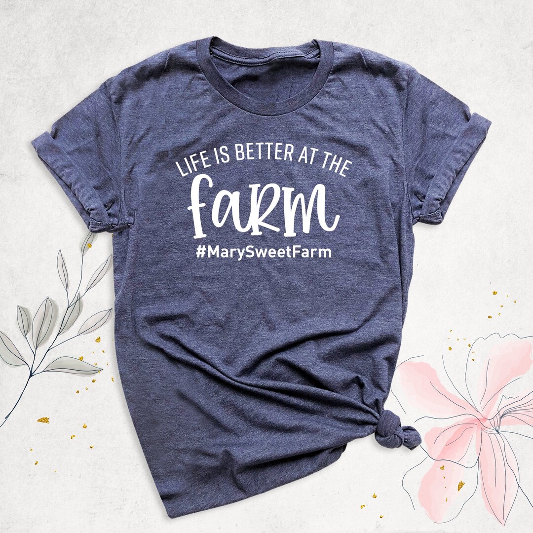 Custom Farm Name Shirt, Farmer Family Tshirt, Life is Better at the ...