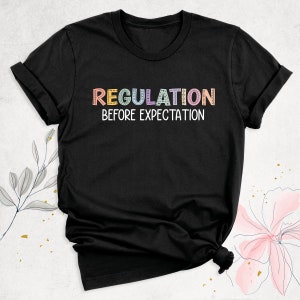 Regulation Before Expectation Shirt, Autism Shirt, Special Education Teacher Shirt, Autism ...